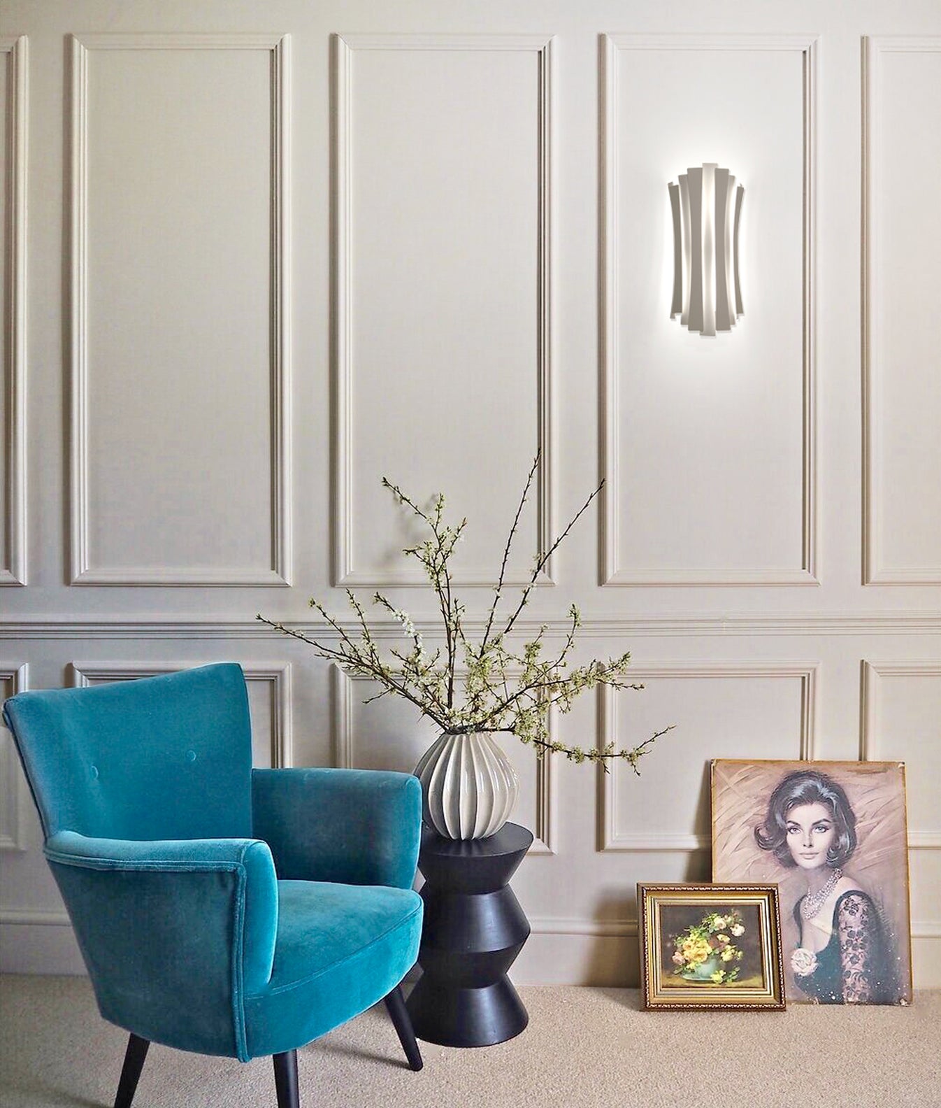 BAGOTA: City Series LED Tri-CCT Interior Curved Shape Dimmable Wall Li ...