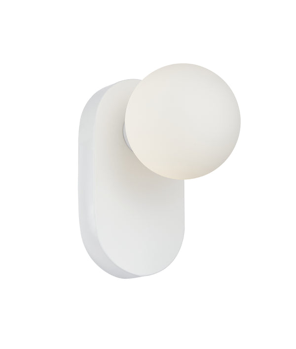 BALLE: Interior Round Opal Diffuser with Oblong Base Wall Lights – CLA ...