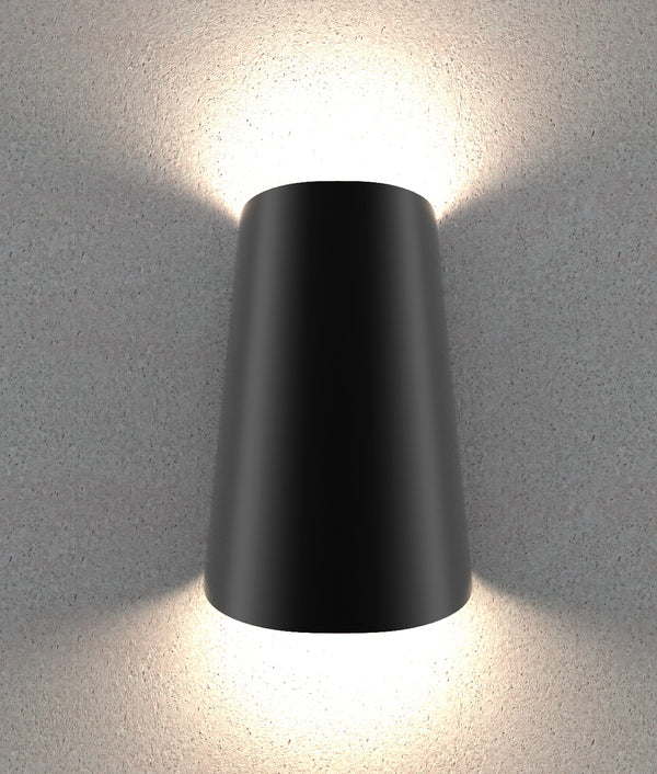 BESTRI: LED Tri-CCT Exterior Surface Mounted Cone Up/Down Wall Light I ...
