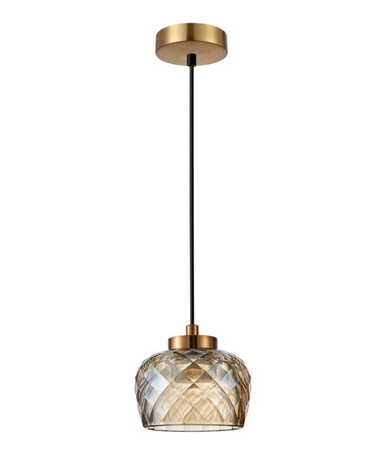 CARAMELLE: Interior LED Tri-CCT Glass with Segments Ellipse Pendant Li ...