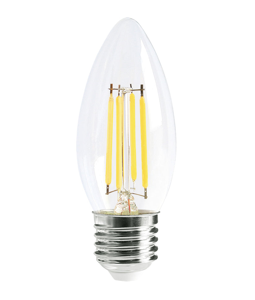 Candle LED Filament Dimmable Globes Clear Diffuser (4W) – CLA Lighting