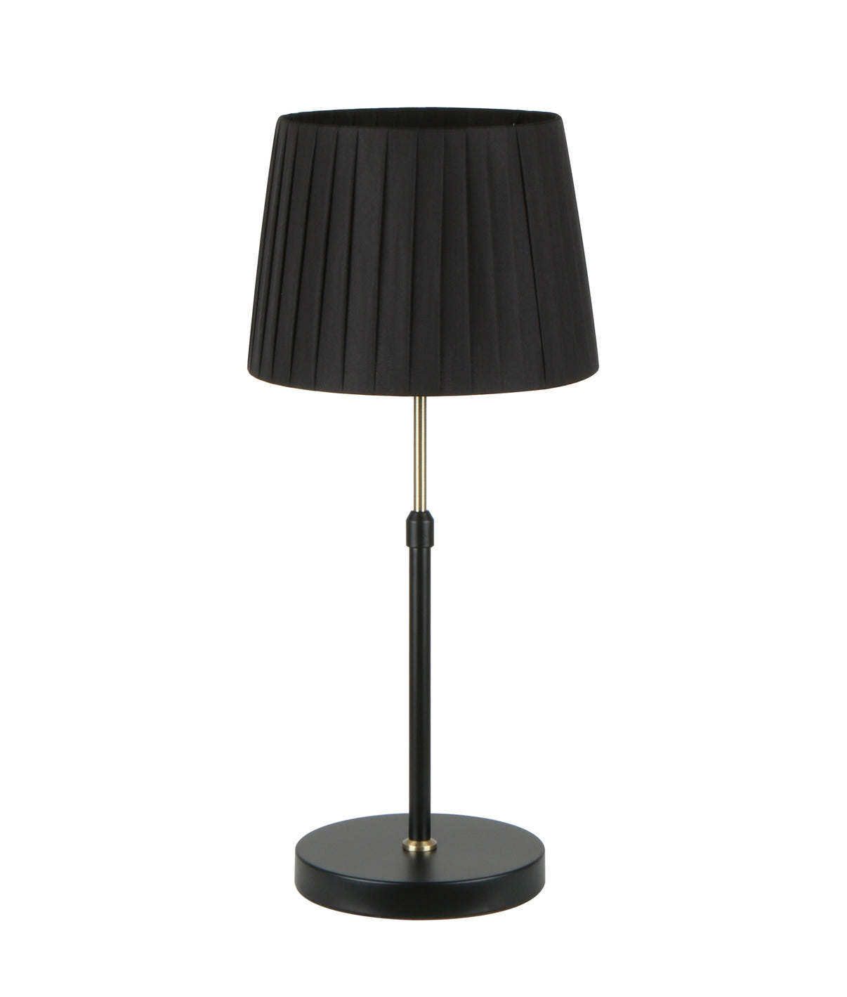 CRECER: Interior Slanted Pleated Shade Height Adjustable Table Lamps ...