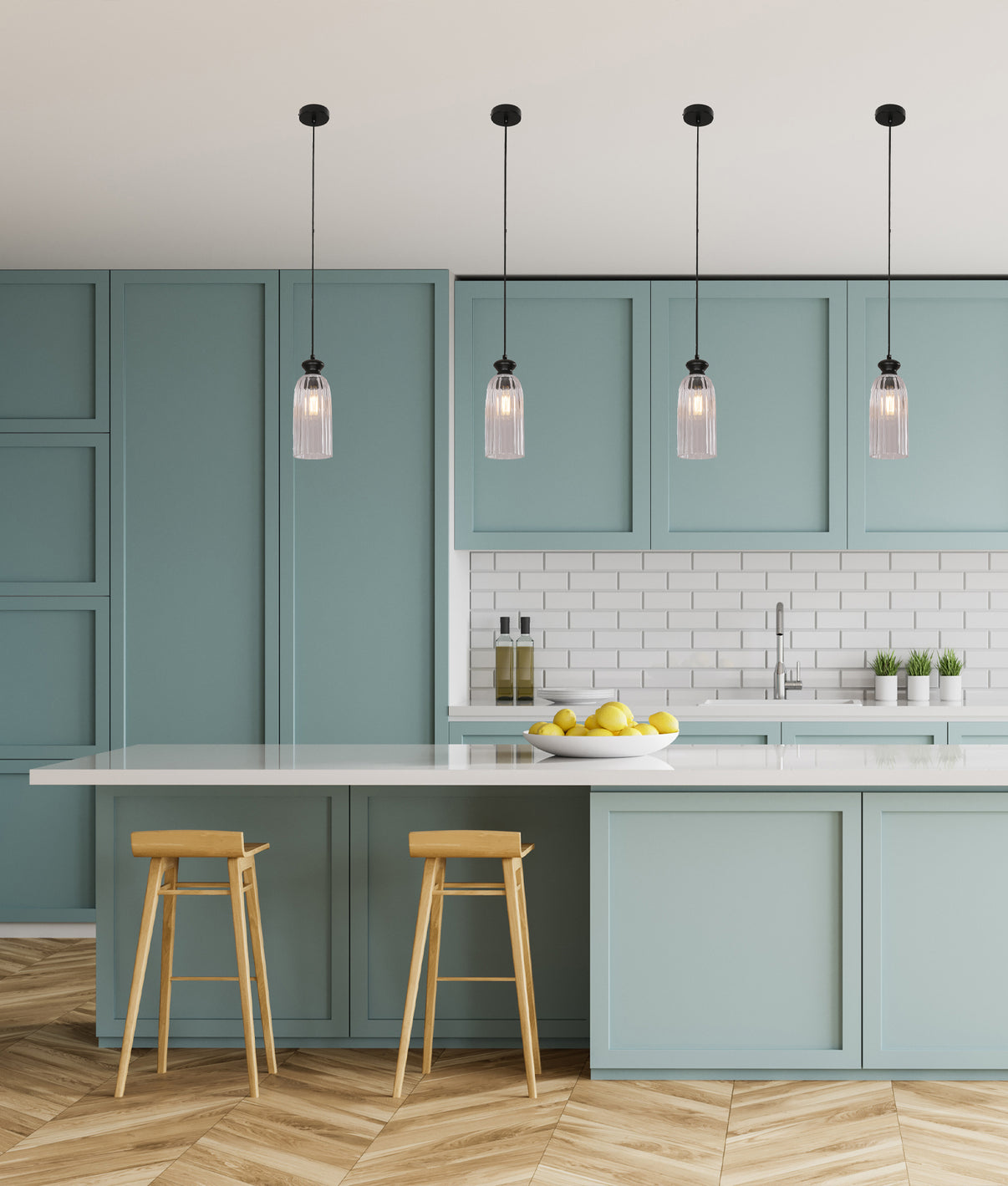 SINO: Interior Ellipse Clear Glass Shade Pendant Lights – CLA Lighting