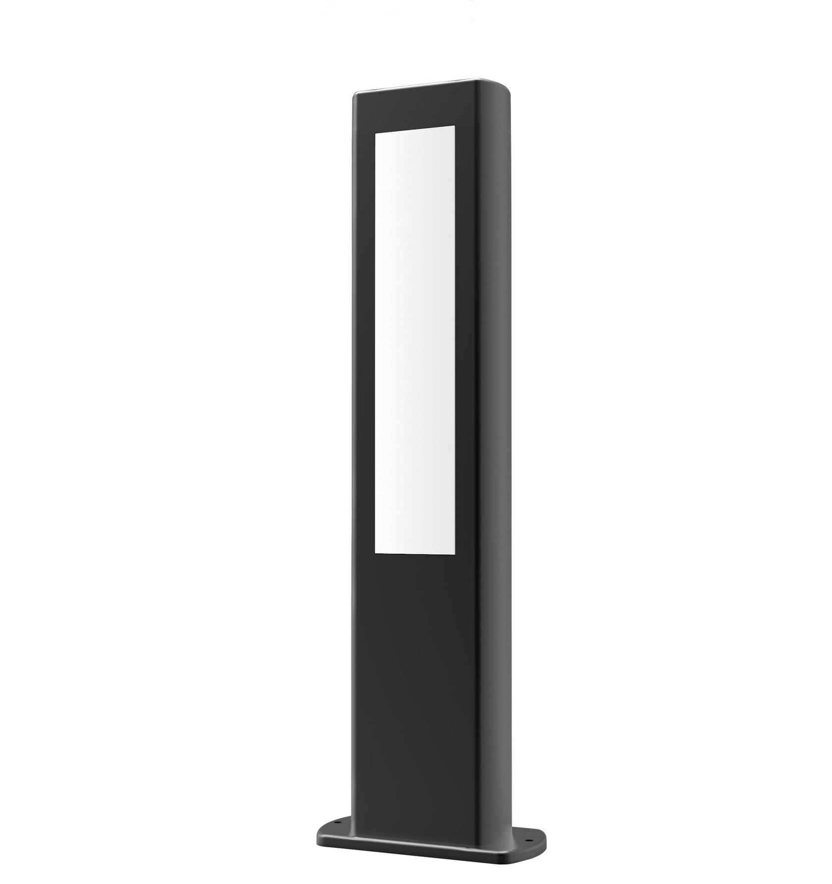 AMUN: LED Surface Mounted Matte Black Rectangular Bollard Lights IP54 ...