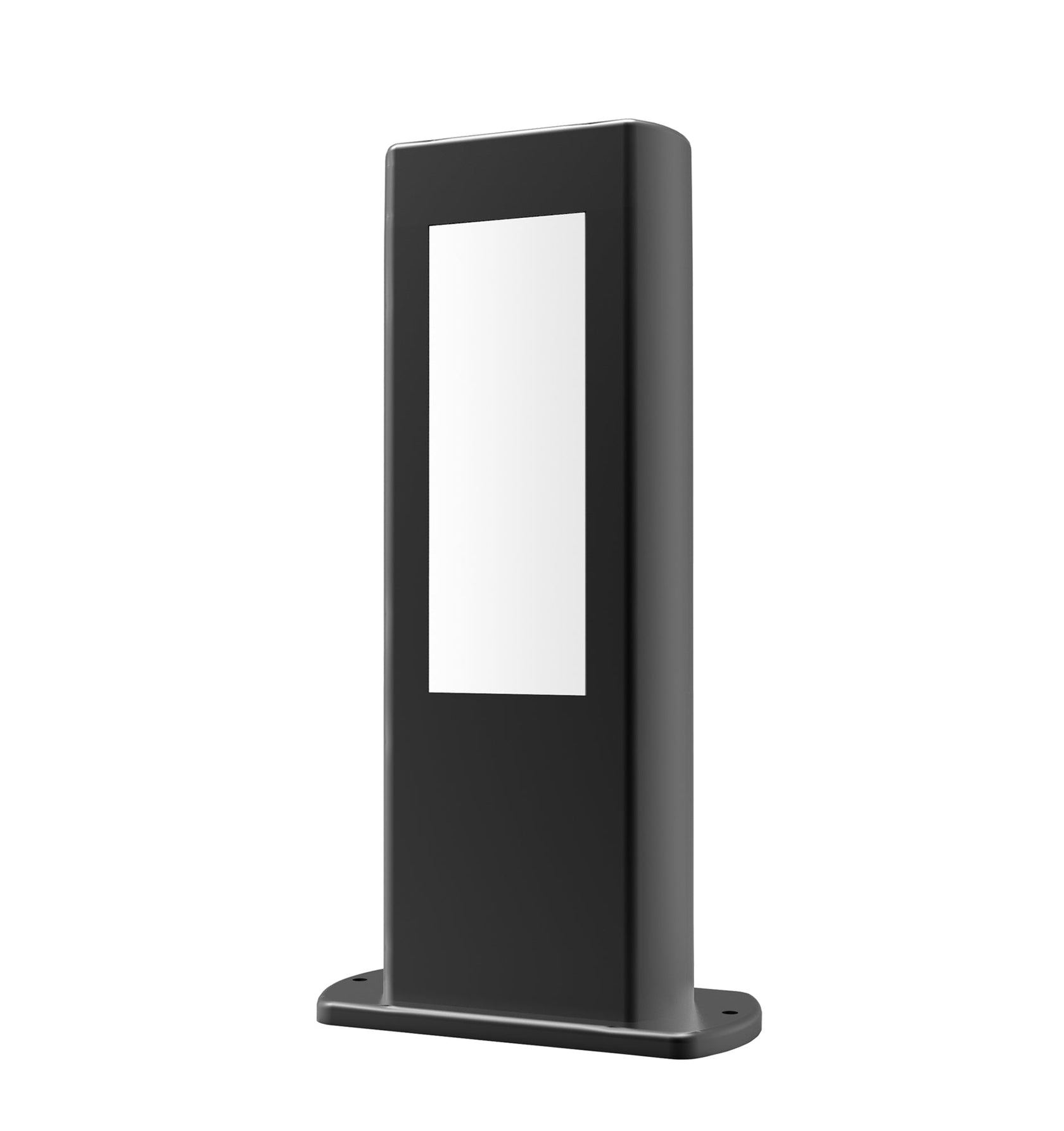 AMUN: LED Surface Mounted Matte Black Rectangular Bollard Lights IP54 ...