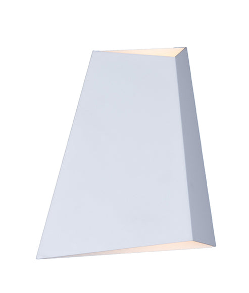 DELHI: City Series LED Interior Sand White Angled Up/Down Wall Light ...