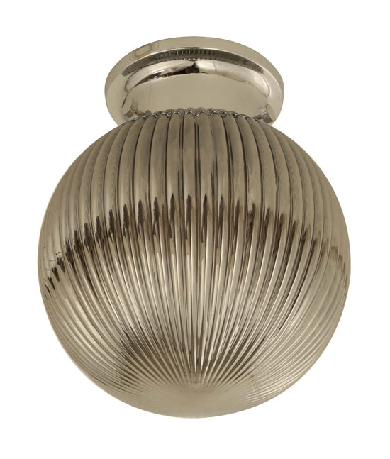 D.I.Y. Batten Fix Ceiling Lights - Large Spherical Ribbed Shape Fixtur ...