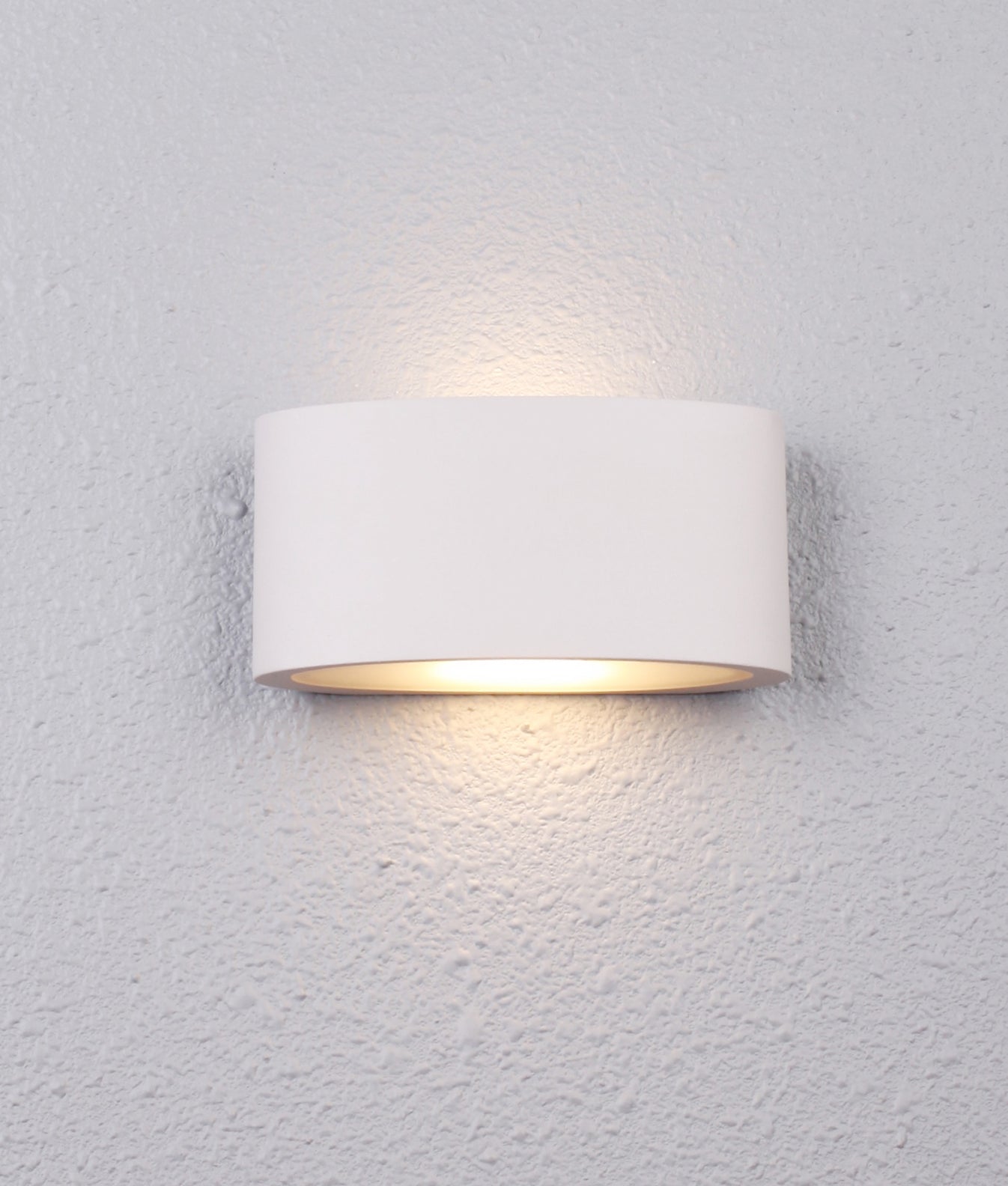TAMA: LED Exterior Surface Mounted Curved Up/Down Wall Lights IP54 ...
